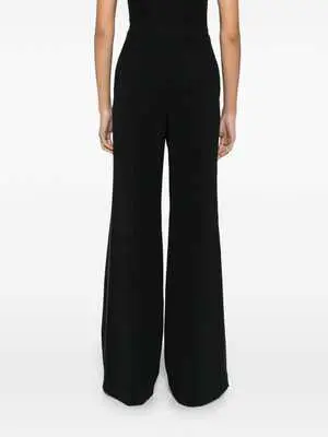 Elie Saab Topstitch Crepe Trousers