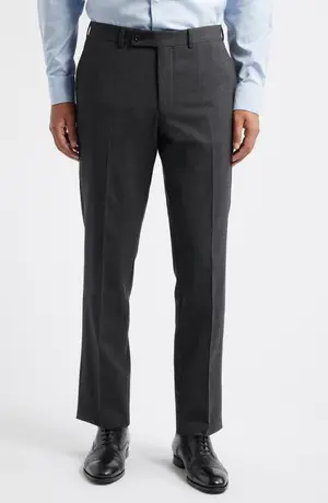 Jack Victor Flat Front Pants For Men