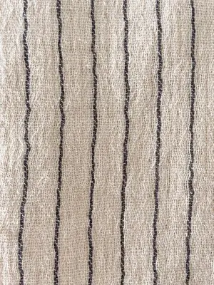 Anaya Striped Turkish Cotton Crinkled Throw
