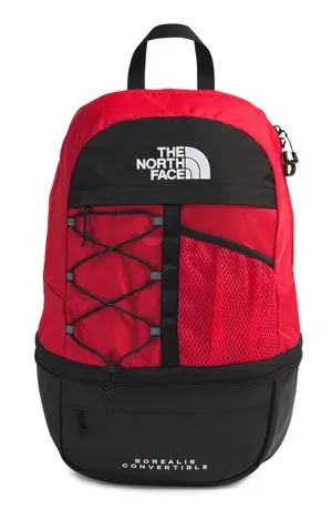 The North Face Borealis Convertible Backpack - Tnf Red/ Tnf Black