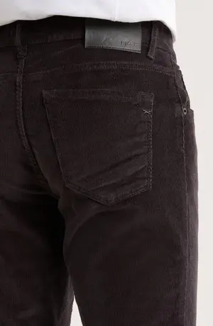 BRAX Chuck Modern Fit Stretch Corduroy 5-pocket Pants - Cement
