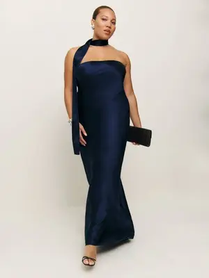 Strapless Silk Dresses