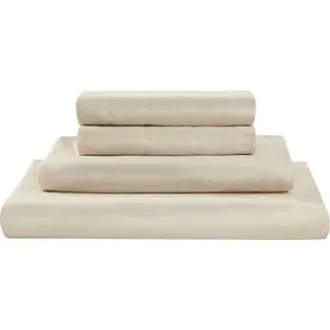 SIJO 400 Thread Luxesoft Organic Cotton Sateen Sheet Set - Fog