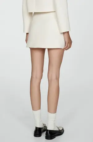 Mango Tweed Miniskirt
