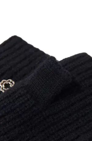 Maje Wool And Cashmere Mittens
