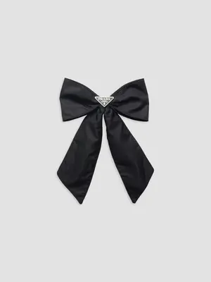Prada Re-nylon Hair Clip Black