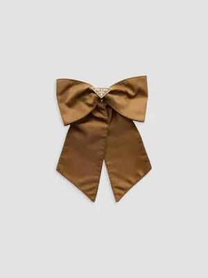 Prada Re-nylon Hair Clip Brown