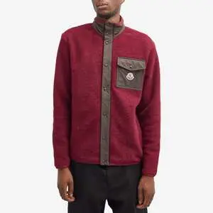 Moncler Fleece Button Down Jacket