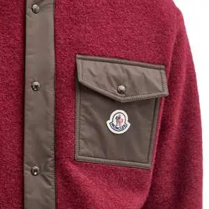 Moncler Fleece Button Down Jacket