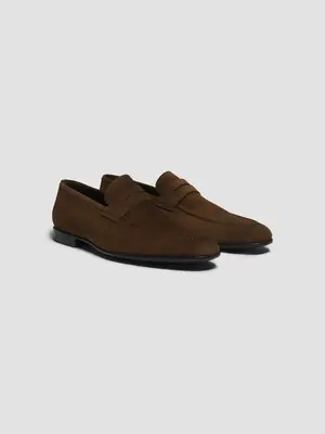 To Boot New York Dunmore Suede Penny Loafers - Softymarone