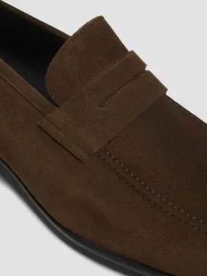 To Boot New York Dunmore Suede Penny Loafers - Softymarone
