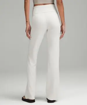 Lululemon Ribbed Softstreme Flared Pant - Bone