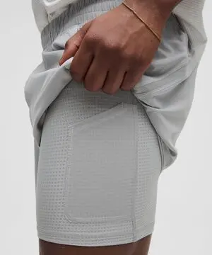 Lululemon Pace Breaker Lined Short - Silver Drop
