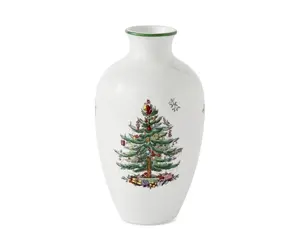 SPODE Christmas Tree 10 Posy Vase