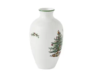 SPODE Christmas Tree 10 Posy Vase