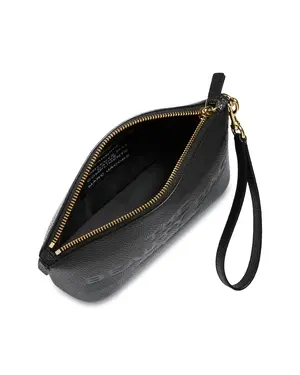 Marc Jacobs Leather Beauty Bag - Black/gold