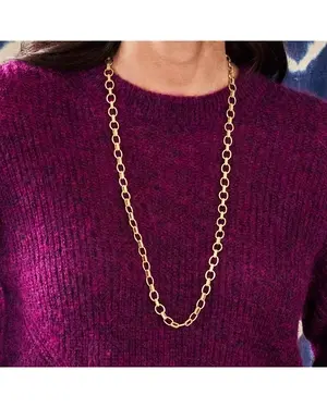 CAPUCINE DE WULF Cleopatra Small Link Chain Necklace