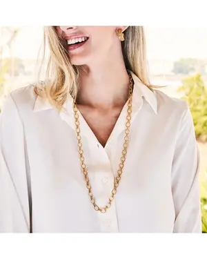 CAPUCINE DE WULF Cleopatra Small Link Chain Necklace