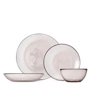 FORTESSA Los Cabos 16 Pc Dinnerware Set - Pink