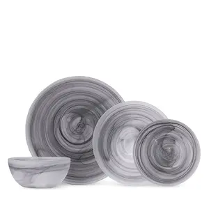 FORTESSA La Jolla Dinnerware 16 Pc Dinnerware Set - Gray