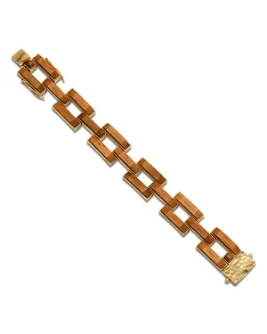 CAPUCINE DE WULF Pathway Teak Link Bracelet