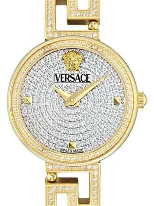 Versace Greca Goddess 28mm Watch - Silver