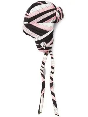 Emilio Pucci Iride-print Chaptka Hat - Pink