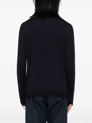 Fedeli Virgin-wool Polo Shirt - Blue