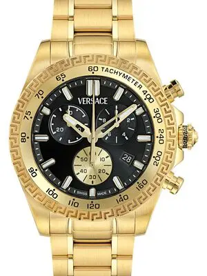 Versace Chronograph Watch - Black