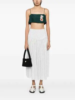 ALEMAIS Embellished Crop Top