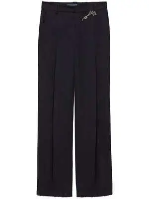 Prada Gabardine Trousers - Blue