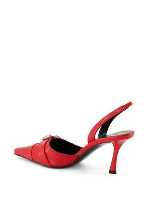 Givenchy 76mm Voyou Pumps - Red