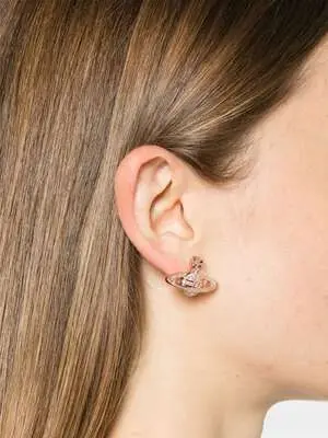 VIVIENNE WESTWOOD Mini Bas Relief Earrings - Pink