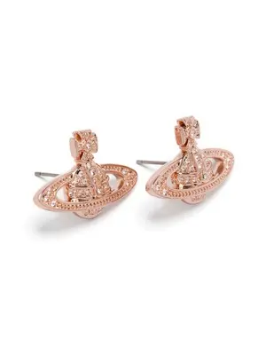VIVIENNE WESTWOOD Mini Bas Relief Earrings - Pink