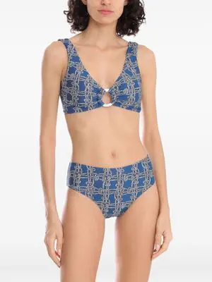 AMIR SLAMA Graphic-print Bikini