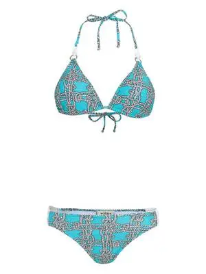 AMIR SLAMA Rope-detailing Bikini - Blue