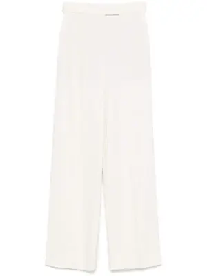 RÓHE Wide-leg Textured Trousers