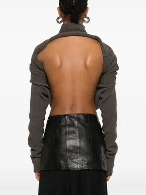 Rick Owens Headon Dbl Lupetto Sweater - Brown