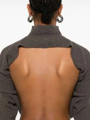 Rick Owens Headon Dbl Lupetto Sweater - Brown