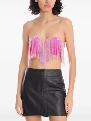 AMIR SLAMA Strapless Cropped Top