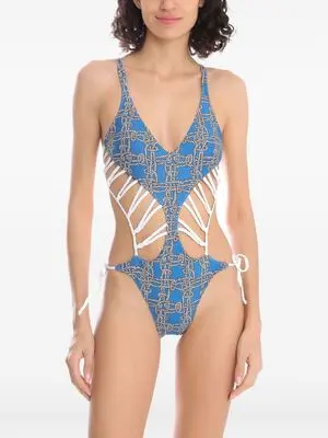 AMIR SLAMA Rope-detailing One-piece Swimsuit