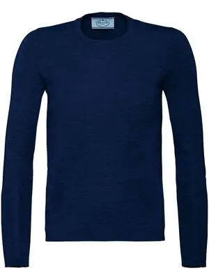 Prada Fine-knit Jumper - Blue