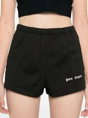 Palm Angels Embroidered Logo Shorts