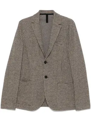 Harris Wharf London Houndstooth-pattern Blazer