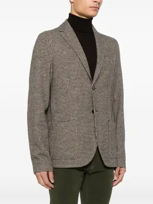 Harris Wharf London Houndstooth-pattern Blazer