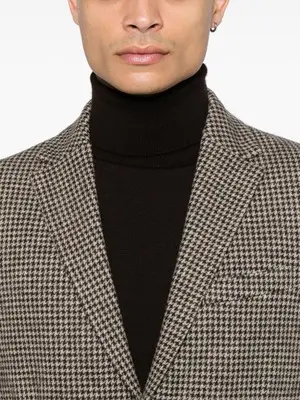 Harris Wharf London Houndstooth-pattern Blazer