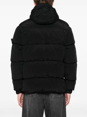 Stone Island Econyl® Hooded Puffer Jacket - Black