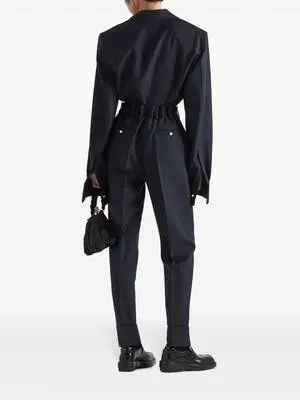 Prada Pressed-crease Tailored Trousers