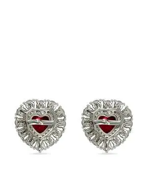 JUWELINA PARIS Ember Ruby Stud Earrings