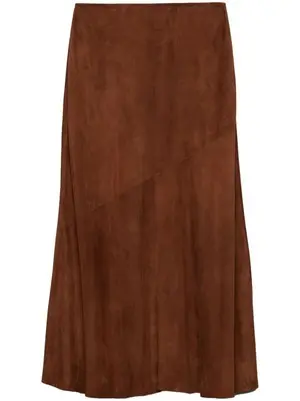 Prada Suede Midi Skirt